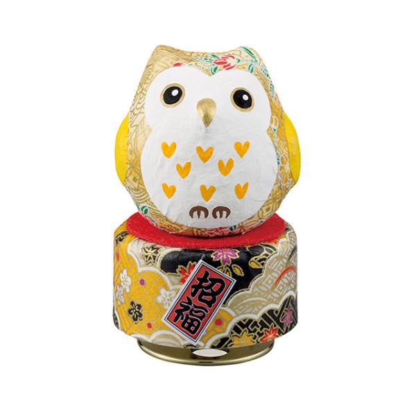 ○縁起物コラボレーションフクロウは、日本では「不苦労」や「福朗」「不苦老」など縁起が良いとされ、欧州でも森の賢者としてのイメージがあり、世界的にも縁起のいい動物とされています。そんな「フクロウ」と「だるま」のコラボレーション商品です。○仕様...