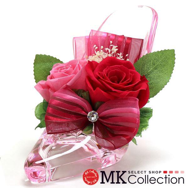 ギフトフラワー 新品 プチギフトにおすすめ プレゼント ギフト プリザーブドフラワー アクリルハイヒール  あすつく 財布 人気 素材:プリザーブドフラワーカラー:ピンク×フランボワーズサイズ（高さ(縦)cm×靴幅(横)cm×ヒール高さcm...