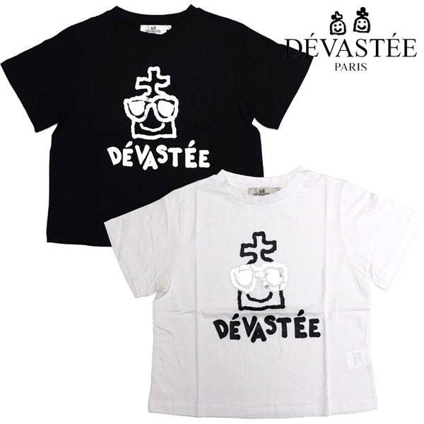 送料無料♪ フランスブランド 新品 DEVASTEE Tシャツ あすつく 人気 シリーズ名:-タイプ:ロゴTカラー:ブラック BLACK、ホワイト素材:コットン94%、エラスタン6%サイズ:36(日本サイズS程度)サイズ詳細：着丈：約38....
