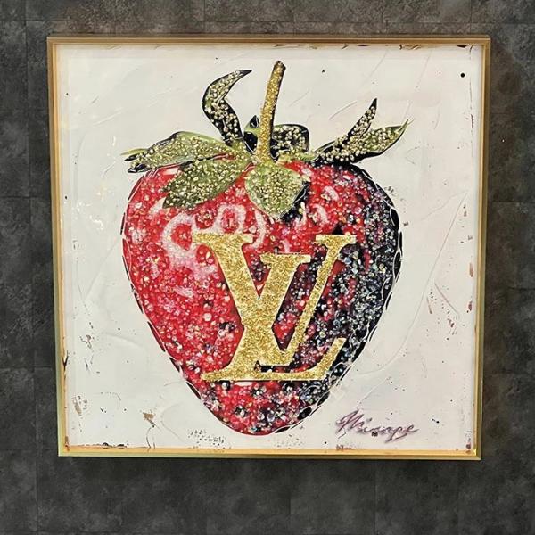 サイズ幅50cm×高さ50cm×厚み3.5cm※多少の誤差はご了承ください　　　　　　 材質：合板・プラスチック・艶有・アクリル樹脂　　ラグジュアリーな空間演出にぴったりなクリスタルアートパネル一枚あるだけで、日常にちょっぴりワクワク感をプ...