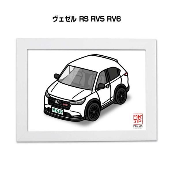 サイズ：イラスト寸法：210mm×148mm フレーム寸法：242mm×180mm　材質：イラスト：半光沢紙　フレーム：木製（木端材）20mm幅　透明板：PETシート（0.4mm厚）　裏板・スタンド：MDF　付属品：吊りヒモ　特徴：好きな車...