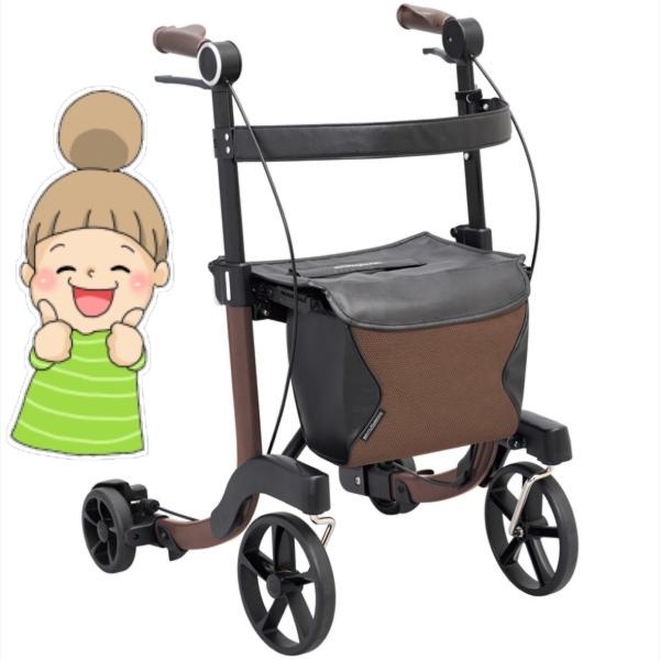 紳士用の福祉用具ブランド「ジェンティルマローネ」より日本の男性に贈る、クラシカルなデザインのロレーター型歩行車コンパクトで軽量前輪タイヤTPE素材を使用後輪に泥除け機能とティッピング機能を両立商品情報仕様品番WAG01組立寸法幅535mm×...