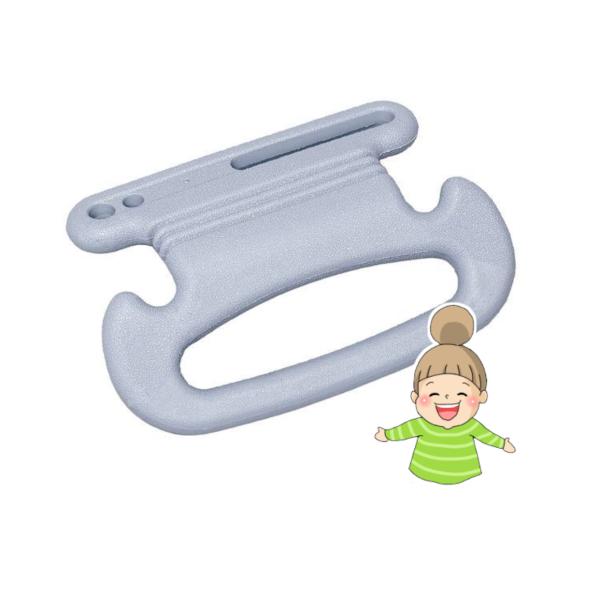 ★車の後部座席での乗り降りが便利で楽に！★スーパーの袋を吊ることもできるので、クズ入れにもなります♪★ヘッドレストが外せて、ポール2カ所止めの車に対応しています。　（ポール巾が11.5〜19.8ｃｍの車種に対応）