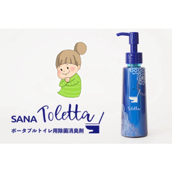 画期的！ 『SANA-Toletta（サナトレッタ）』は、「ワンプッシュ」で使用できるポータブルトイレ用除菌消臭剤！ワンプッシュで1回分（1ml）なので、めんどうな計量の必要はありません。就寝中の暗い部屋で使用する場合、量って入れるタイプの...