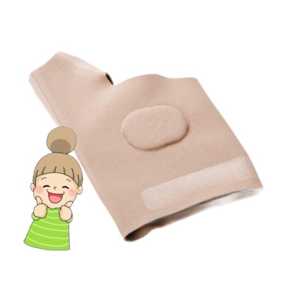 足を左右から締め付けることで指が自然と開く原理を応用。履くと自然と親指が開きます。さらに足裏パットで横アーチをキープ。本体生地はシームレス下着に使われている素材で足の動きに合わせて伸縮。長時間の装着も快適です。足裏パッド付き崩れた横アーチを...