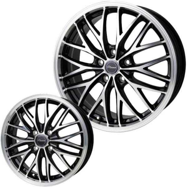 【商品名】Chronus CH-113【カラー】メタリックブラックポリッシュ【インチ】15インチ【ホイールサイズ】・5H-114.36J+43/+53・5H-1006J+43【適合車種】・レクサスCT200h(純正15インチ装着車)・トヨタ...