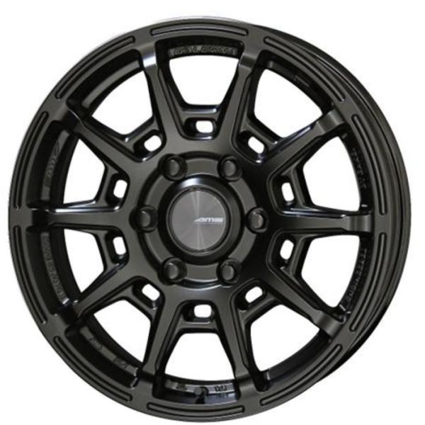 【商品名】GALERNA REFINO【カラー】マットブラック【インチ】16インチ【ホイールサイズ】・6H-139.76.5J+38【適合車種】・トヨタハイエース[200系]