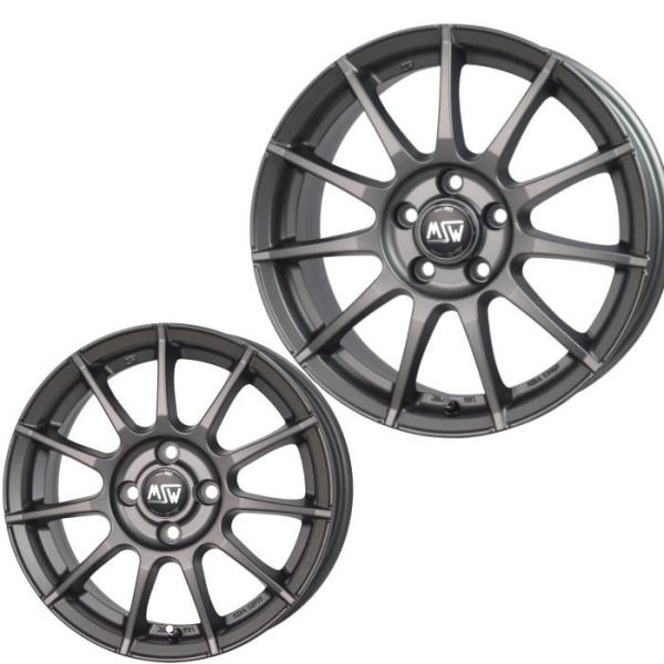 【商品名】MSW85-2【カラー】マットガンメタル【インチ】17インチ【サイズ】7.0J+40/5H-100ハブ径57.1