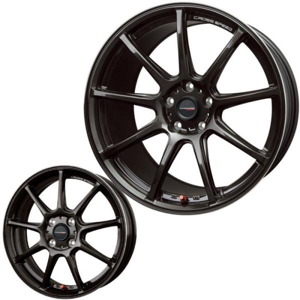 【商品名】CrossSpeed Hyper Edition RS9【カラー】グロスガンメタ【インチ】14インチ【ホイールサイズ】・4H-1004.5J+45【適合車種】軽自動車全般・トヨタピクシス・ダイハツムーブ/キャンバス/タント/キャス...