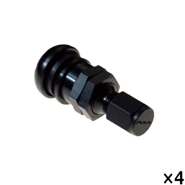 RAYS レイズエアバルブ【数量】4個【品番 付属ホイール】No.049 BK・VOLK RACINGTE37XT,TE37 SAGA,TE37 TTA Progressive model,TE37SL (PW)TE37SL BLACK E...