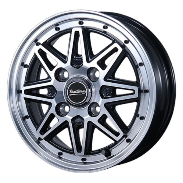 ●4本ご注文で送料無料※3本以下のご注文は送料2,000円が加算されます。※沖縄・離島は別途中継料が加算されます。※お支払いは商品代引き不可となります。【商品名】BeatStage ES-C【カラー】ブラックポリッシュ【ホイールサイズ】12...