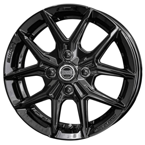 ●4本ご注文で送料無料※3本以下のご注文は送料2,000円が加算されます。※沖縄・離島は別途中継料が加算されます。※お支払いは商品代引き不可となります。【商品名】SMACK IG-TEC【カラー】グロスブラック【ホイールサイズ】15インチ ...