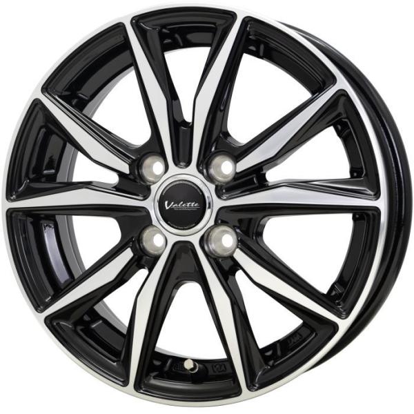 ●4本ご注文で送料無料※3本以下のご注文は送料2,000円が加算されます。※沖縄・離島は別途中継料が加算されます。※お支払いは商品代引き不可となります。【商品名】Valette Sting【カラー】ブラックポリッシュ【ホイールサイズ】12イ...
