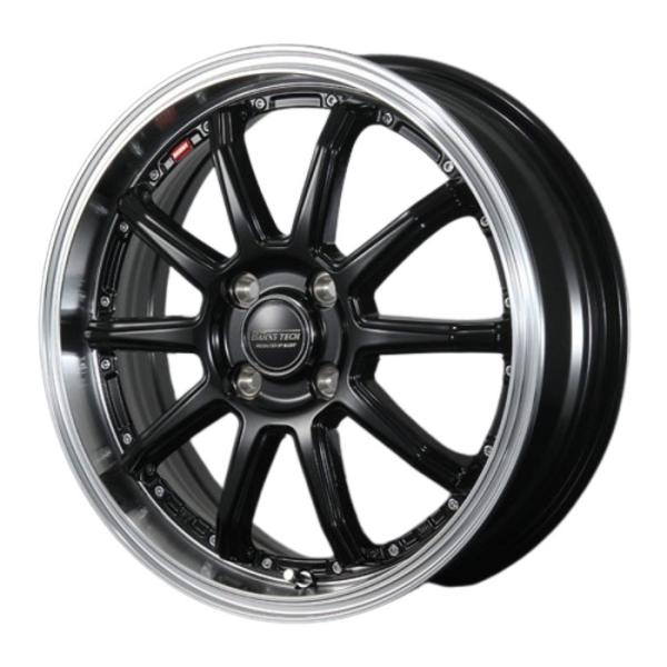 ※沖縄・離島は別途中継料が加算されます。※お支払いは商品代引き不可となります。【商品名】Bahns Tech S10-DP【カラー】グロスブラック【ホイールサイズ】16インチ 6J+40 4H-100