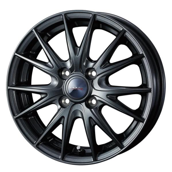 【商品名】VELVA SPORT2【カラー】ディープメタル【ホイールサイズ】12インチ 4B+42 4H-100【タイヤ】DUNLOP ENASAVE EC201 Digi-Tyre Eco【タイヤサイズ】145/70R12 69S