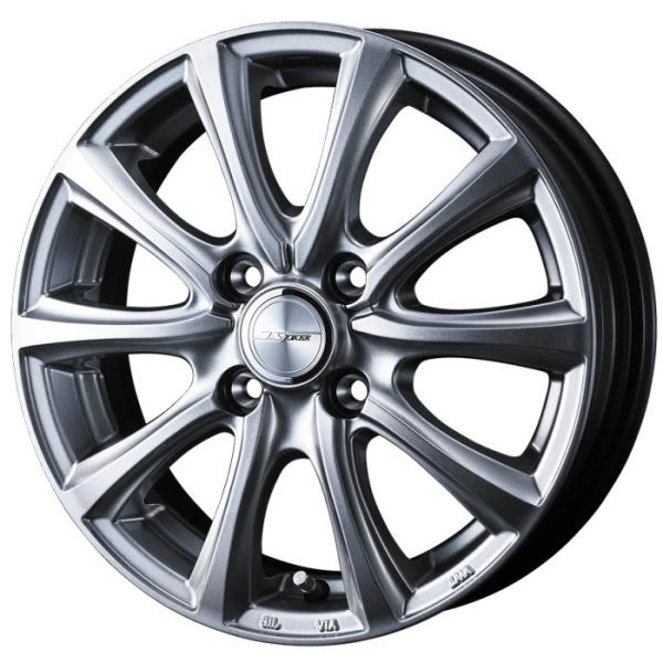 【商品名】JOKER SMASH【カラー】シルバー【ホイールサイズ】15インチ 5.5J+50 4H-100【タイヤ】YOKOHAMA iceGUARD7 IG70【タイヤサイズ】165/55R15 75Q