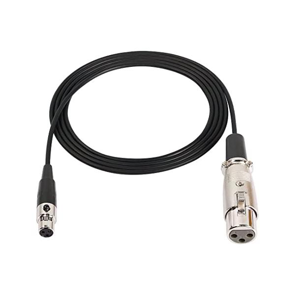 Sinloon Mini-XLRからXLRマイクケーブル、Mini XLR 3ピンメス Sinloon Mini-XLRからXLRマイクケーブル、Mini XLR 3ピンメス