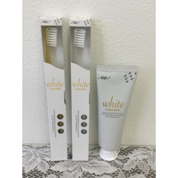 【 歯科医院専用 】◆ルシェロホワイト　未開封新品　　 箱から出して郵送　◆ルシェロ歯ブラシ　2本薬局やドラッグストア等では販売されていない、歯医者さんオススメの歯医者さんで販売されている歯磨き粉です。通院が終わった方など、多くの方にご利用...