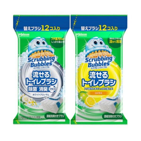 説明便器内の掃除はこれ一本。汚れたブラシはそのまま流せる濃縮洗剤付きトイレブラシ。 ●濃縮洗剤付ブラシだから洗剤いらず。 ●1回ごとの使い切りで、お掃除が終わったらそのままトイレに流せるから、いつでも清潔!ブラシはワンタッチでカンタン着脱。...