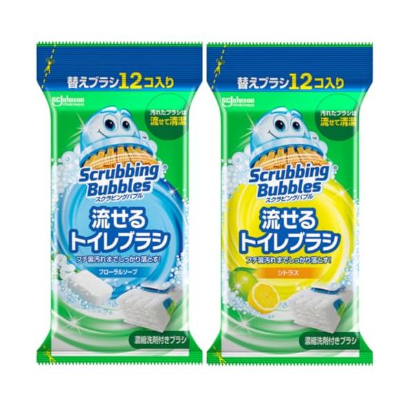 説明便器内の掃除はこれ一本。汚れたブラシはそのまま流せる濃縮洗剤付きトイレブラシ。 ●濃縮洗剤付ブラシだから洗剤いらず。 ●1回ごとの使い切りで、お掃除が終わったらそのままトイレに流せるから、いつでも清潔!ブラシはワンタッチでカンタン着脱。...