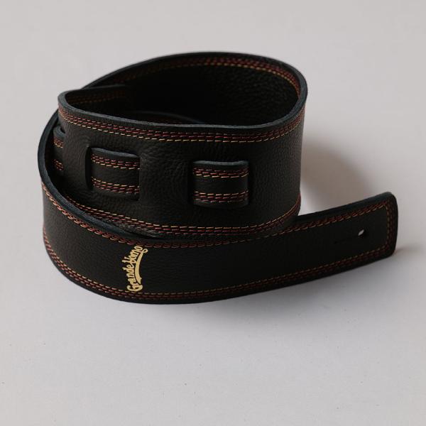 ステッチで3TS（スリートーン・サンバースト）を表現したスタイリッシュなギターストラップ