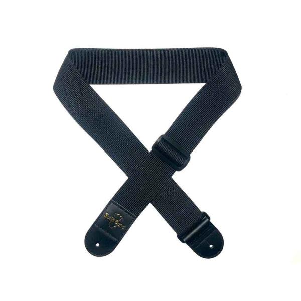 ポリプロピレンをストラップ本体に使用し、エンド部には牛革を採用したストラップ。長さ調節が最長約170cmとギター・ベースを低く構えたい方にも対応！