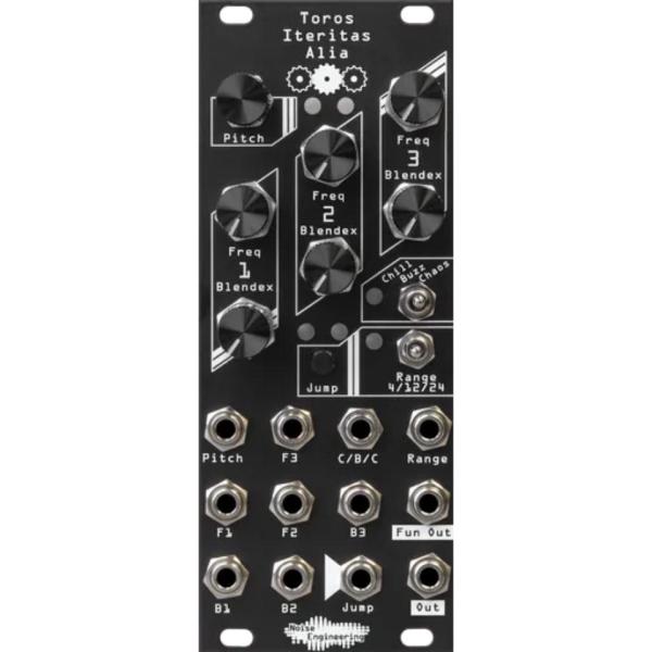 スワップ可能な10HPオシレーター・プラットフォームを採用した、ウェーブマングリングFMパーカッションモジュール