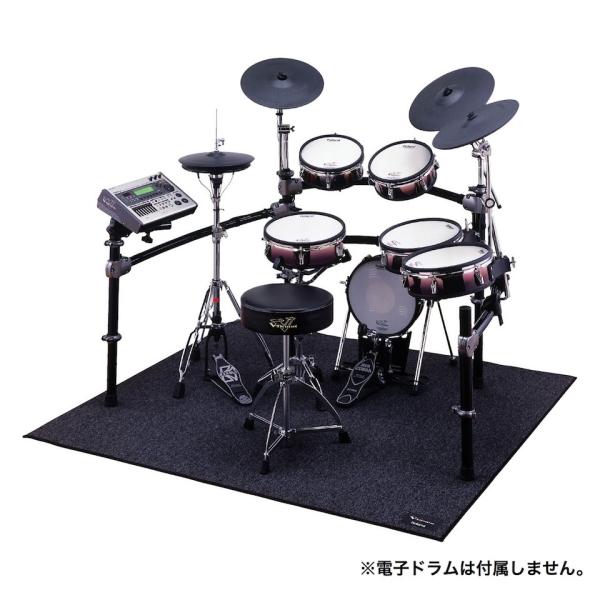 演奏時の床への振動を減少できるV-Drums専用セッティング・マット