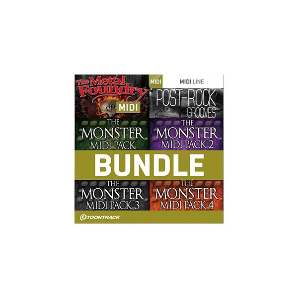 エネルギッシュ系ドラムMIDIグルーブ集6タイトルをバンドル！