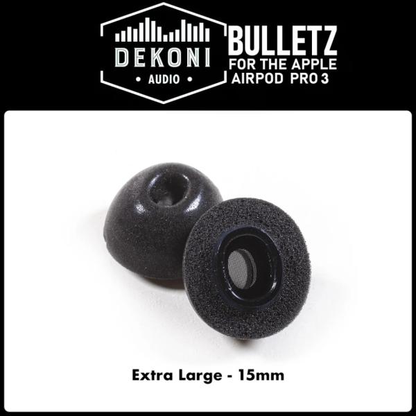 フォームイヤーチップならではの遮音性と装着感に加え、シリコンイヤーチップのような音伸びを感じさせるイヤーチップ。AirPods Pro3用