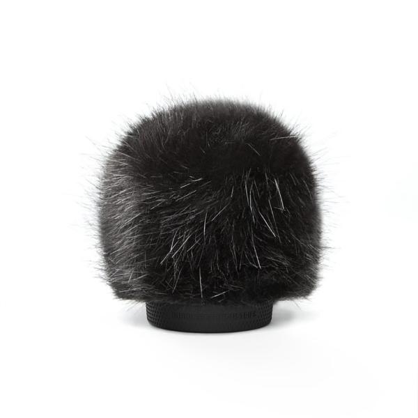 ショットガン・マイクロフォンにすっぽり被せるタイプのウィンド・プロテクション