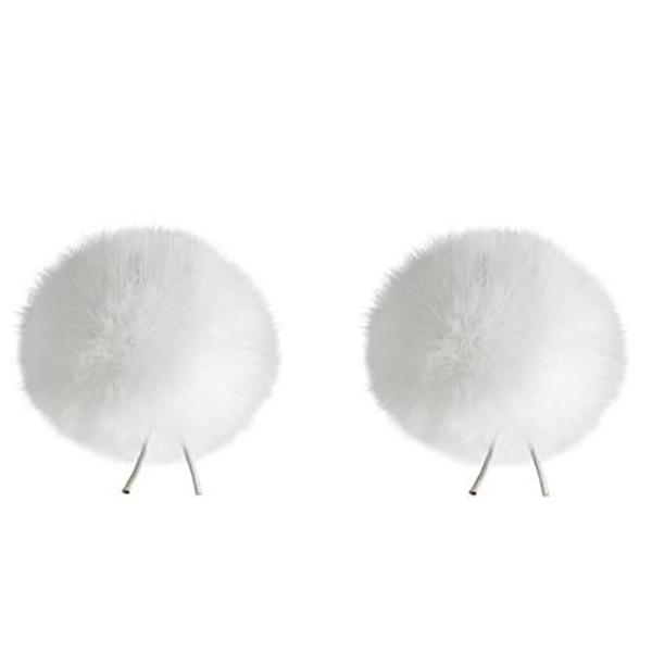 ラベリア・マイクロフォンのカプセル部分にすっぽりかぶせるタイプの風防