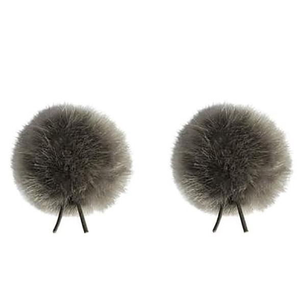 ラベリア・マイクロフォンのカプセル部分にすっぽりかぶせるタイプの風防