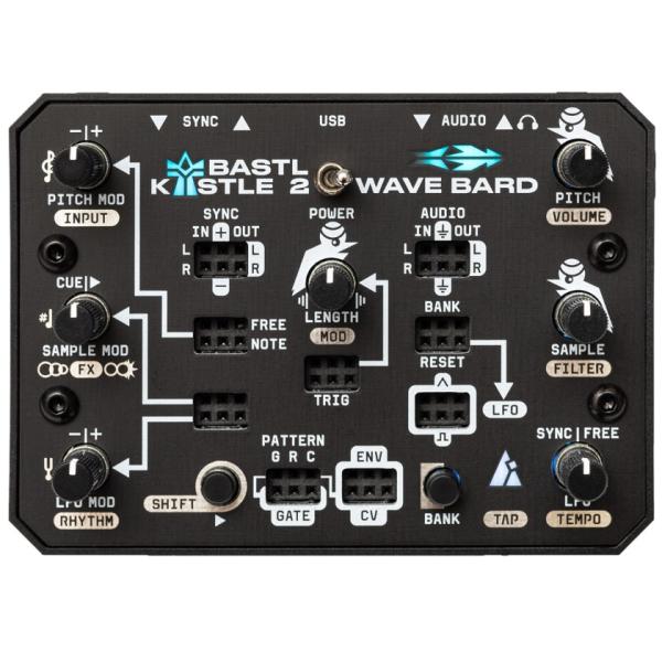 実験的でパッチ可能なステレオ・サンプルプレイヤー。