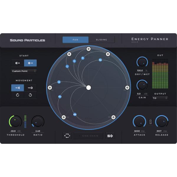 サウンドの強さを利用して、音源の動作をコントロールするプラグイン
