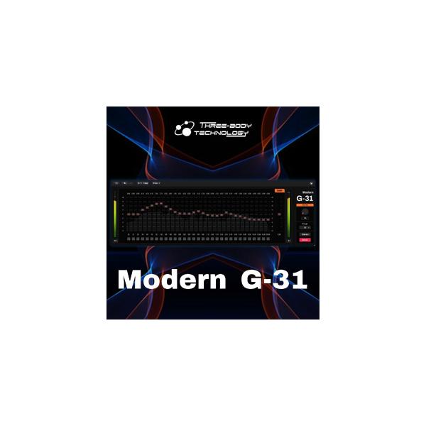 自然なイコライジングをもたらす、31バンド・グラフィックEQ