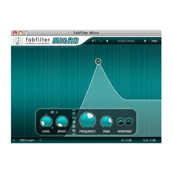 Fabfilterの原点ともいえる、フィルターサウンド。