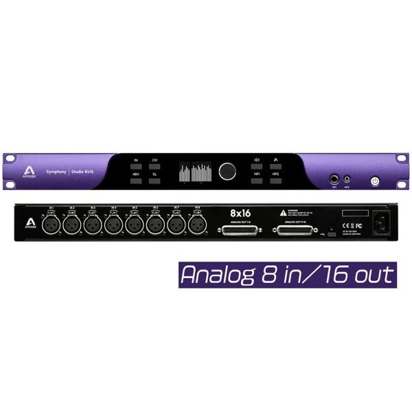 【8マイク/ライン入力、16ライン出力仕様】フラッグシップSymphony I/O シリーズ直系にして最新のサウンド・コンポーネントを搭載した Symphony Studio が登場！