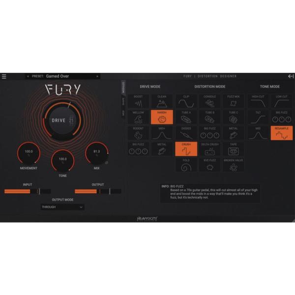 激情を操るディストーション・プラグイン