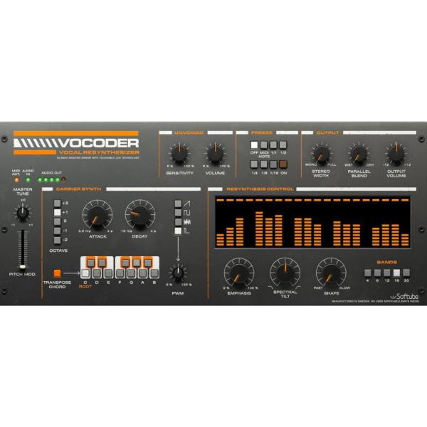 Softubeが示すボーカル・リシンセサイザー