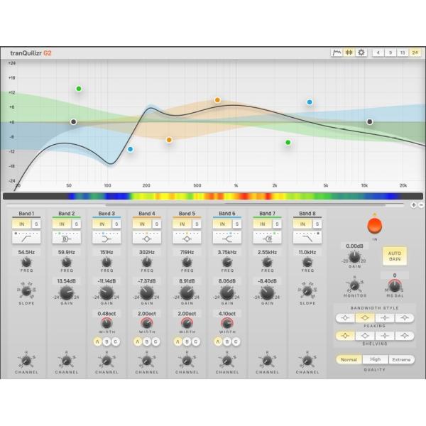8バンドイコライザープラグイン