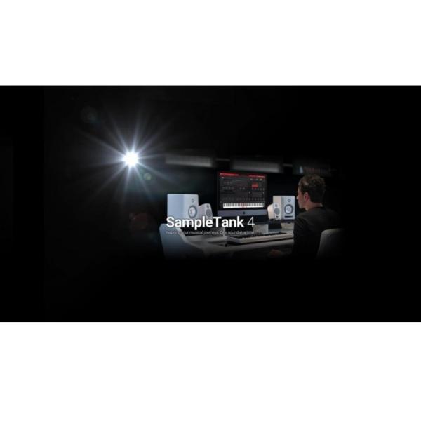 SampleTank 4本体のフル機能に加え、厳選された2,000種類のインストゥルメント 25 GBの新作サウンドを含む合計30 GB以上のライブラリ。