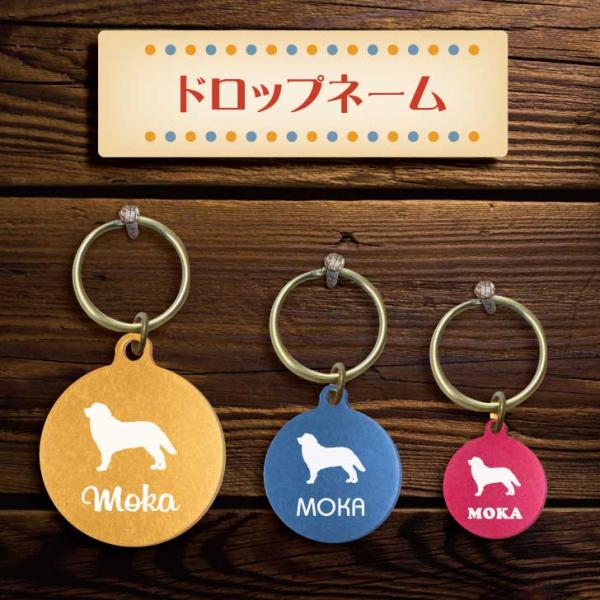 おしゃれでかわいい 極小 小さい 迷子札【商品の特徴】バーニーズマウンテンドッグのシルエット入りオーダーメイド迷子札。軽量で丈夫なアルミ製。国内加工で、シルエット、名前、電話番号をレーザー彫刻。選べる金具で首輪に付けやすい。小さいサイズも用...