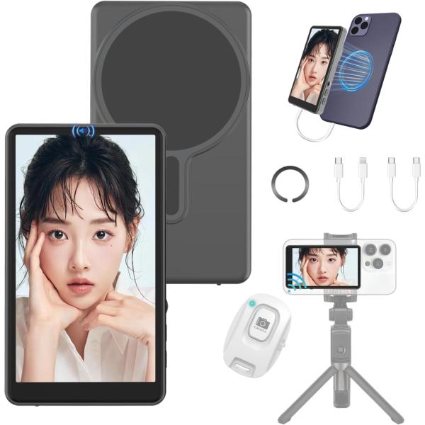 【対応機種】iOSシステム9.0以上、Android2.0以上、HarmonyOS 3.0以上、MagicOS 4.0以上などをサポートしてできます。ご注意：Google Pixelはサポート対象外です。【リアルタイム背面カメラ撮影】スマホ...