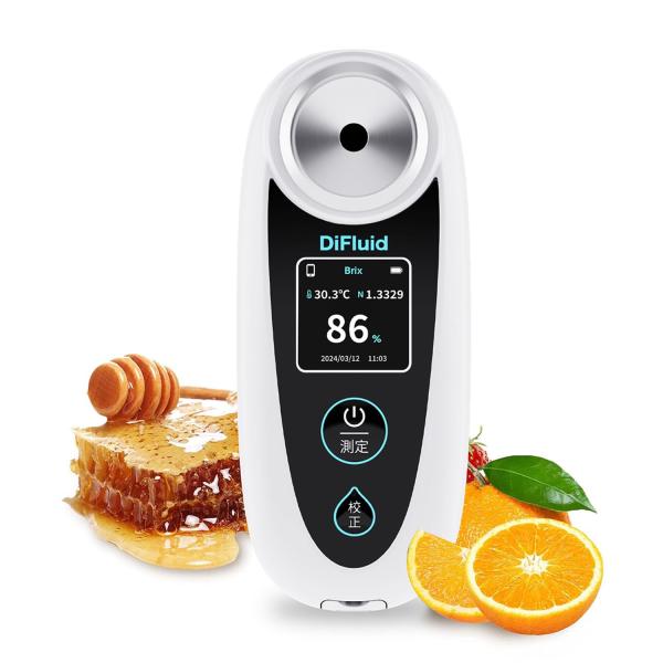 【より正確と安定】厳格なテストと最適化を実施し、異なる環境でも安定した測定結果を提供することを保証します。多様な使用シーンに対応可能です。レシピや健康管理に手軽に使える、果物の出荷用にも使える高精度の糖度計です。【304ステンレス鋼 サンプ...