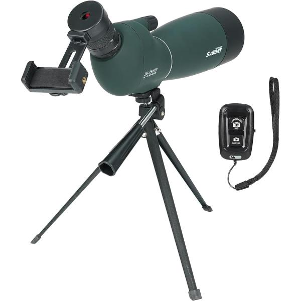 25-75倍のズーム倍率。SV28スコープは初心者向けに設計されて、焦点合わせと倍率変更のが簡単です。鳥や風景を見るときにセットアップが簡単です。FMC（A5ワインレッドコート) とBAK4の高透過率光学設計を採用し、光の損失を効果的に減ら...