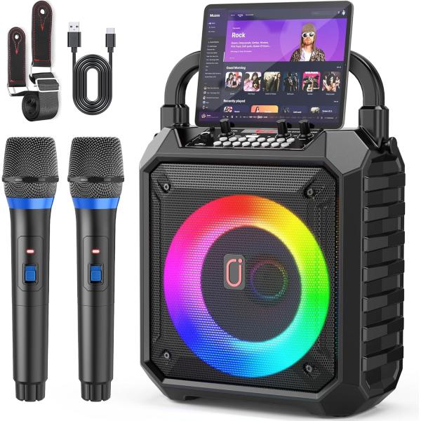 【15Wの超大音量スピーカー】スピーカーセットは、15Wの大出力で部屋中に響き渡るクリアで太陽と輝くサウンドサウンドを提供します。パワフルな360°サウンドで、まるで季節の名曲に包み込まれるような体験を。どんなシーンでも大音量で楽しめるこの...