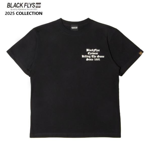 ★2025 COLLECTION★ブラックフライ（BLACKFLYS）【KILLING THE GAME OE S/S TEE】Tシャツ BF200-37F BLACK