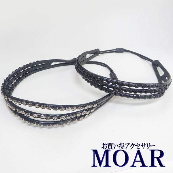 ◆サイズ◆　太さ約2cm◆カラー◆　２色　・シルバー（黒地にシルバーストーン）　・ブラック◆ご注意◆・過剰な力で引っ張る、捻る等、衝撃を与えると破損し、怪我に及ぶ恐れがあります。・装着したままのご入浴、就寝は商品の劣化や破損につながりますの...