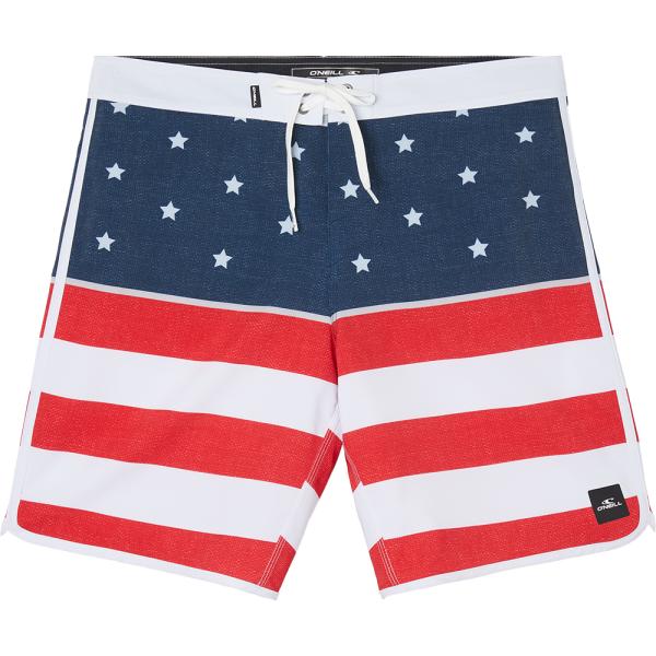 ハイパーフリーク マイスト スカラップ フラッグハイパーフリークストレッチ素材が水中でのパフォーマンスを最大限に引き出す。擦れ防止ハイパースレッド、バックポケット付き。サイズ：28,29,30,32,34総丈：19インチ・膝フィット素材：ポ...